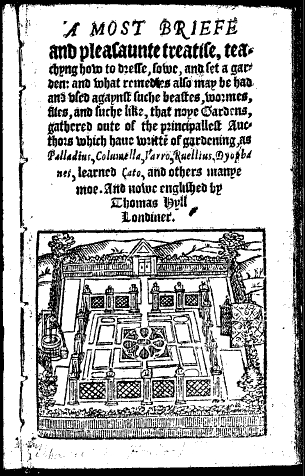 The first English books on gardening… | The Garden History Blog