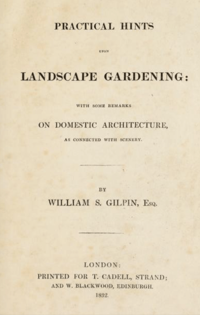 William Sawrey Gilpin | The Garden History Blog