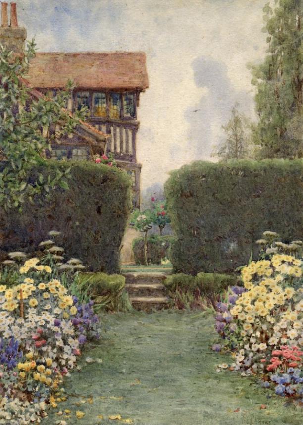 Ernest Arthur Rowe: Painting the Old English Garden | The Garden ...