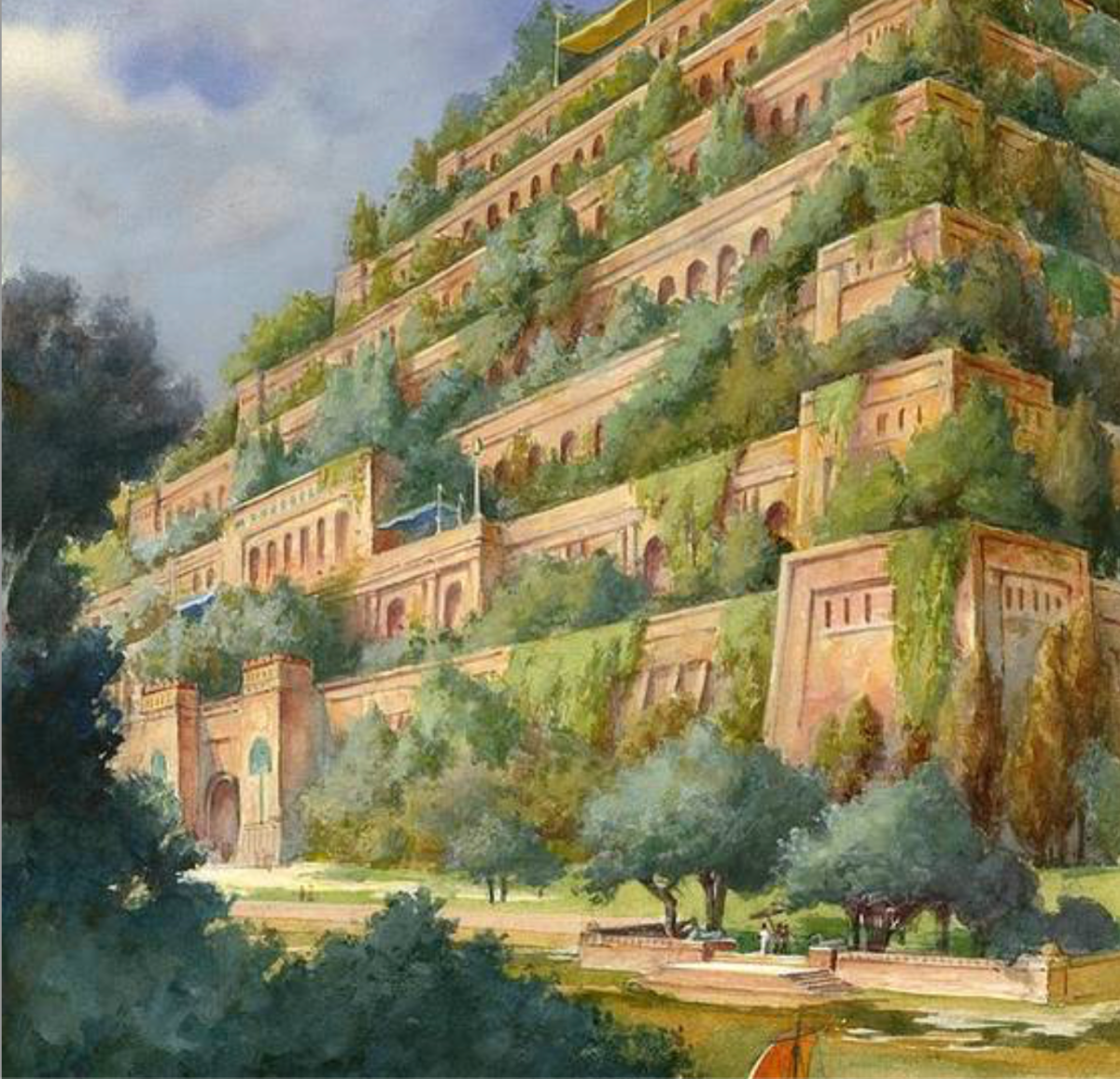 The Hanging Gardens of Babylon | The Garden History Blog