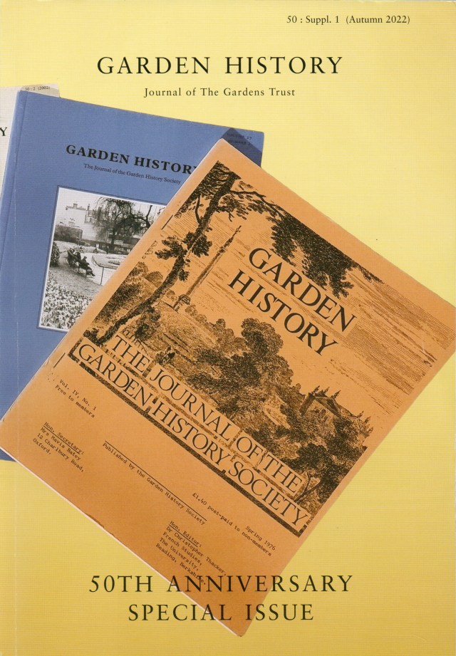 Fifty Years of Garden History | The Garden History Blog
